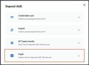 How to set up and deposit AUD using PayID/Osko | Independent Reserve