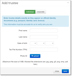 How to create a Trust account | Independent Reserve