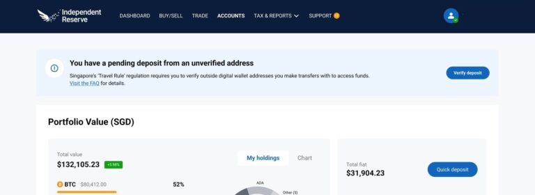 How to deposit & withdraw crypto using an external crypto wallet